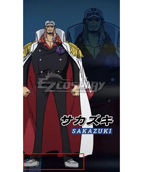 One piece Red File Sakazuki Cosplay Shoes