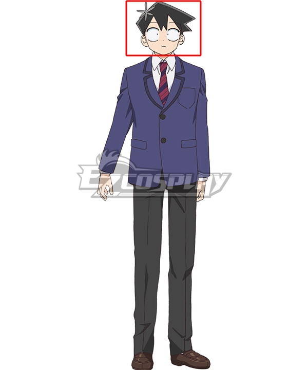 Komi Can't Communicate Tadano Hitohito Black Cosplay Wig