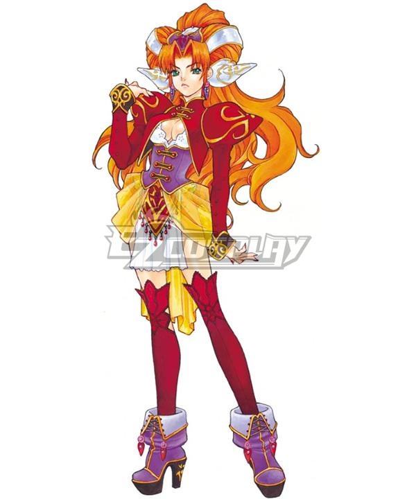 Grandia Feena Cosplay Costume