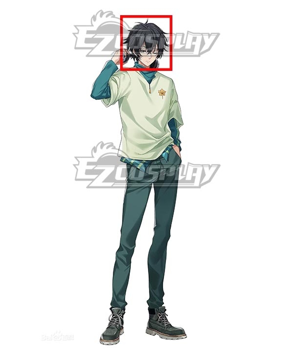 Dragon Raja Ricardo·M·Lu Black Cosplay Wig