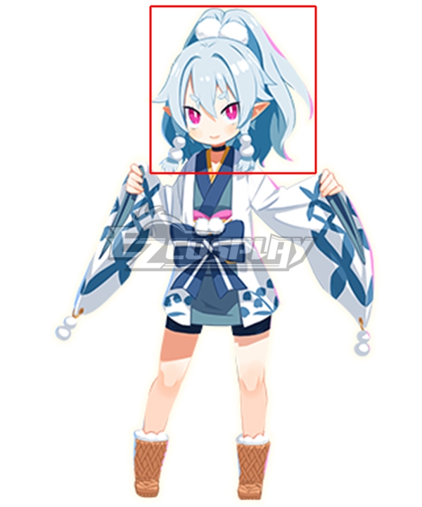Disgaea 7 Ao White Cosplay Wig