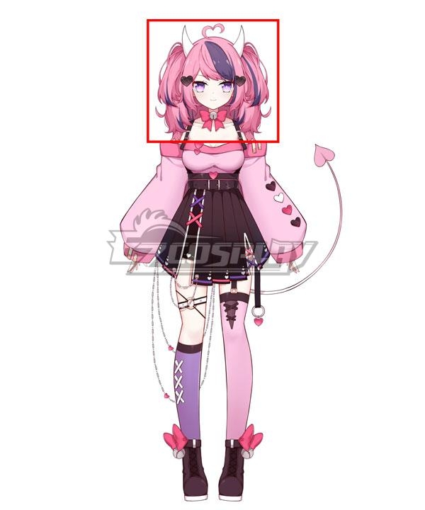 Virtual YouTuber Hololive Ironmouse Pink Cosplay Wig
