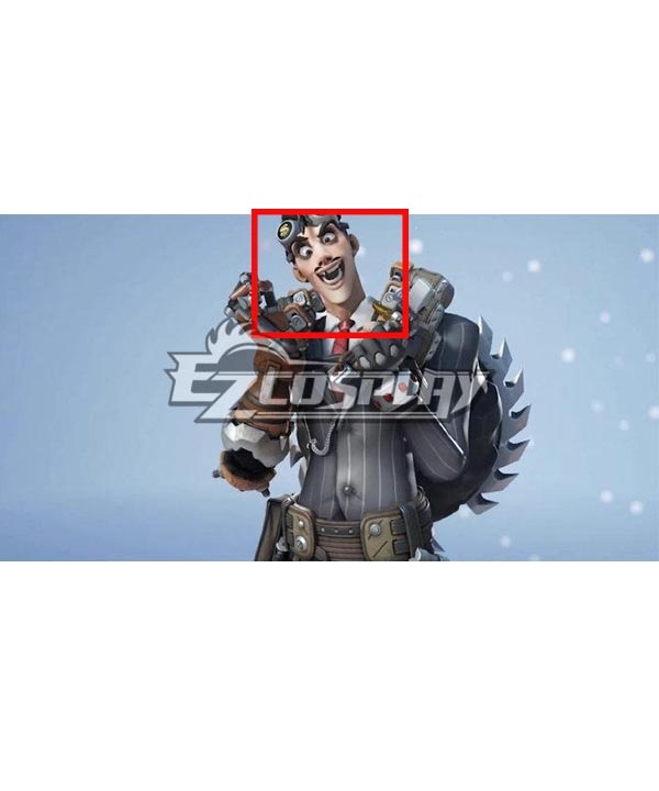 Overwatch2 OW2 Junkrat New Skin Halloween B Edition Black Cosplay Wig