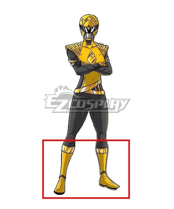 Mighty Morphin Power Rangers Omega Yellow Ranger Cosplay Shoes
