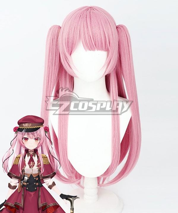 Virtual YouTuber NIJISANJI Rosemi Lovelock NEW OUTFIT Pink Cosplay Wig