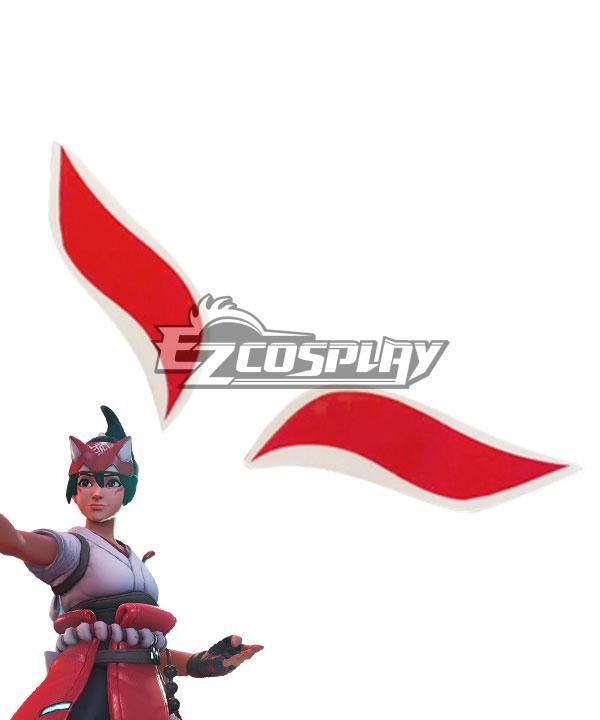 Overwatch 2 OW2 Kiriko Tattoo Stickers Cosplay Accessory Prop