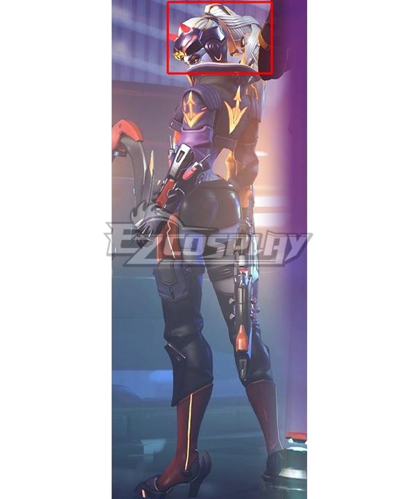 Overwatch 2 Cyberpunk Widowmaker White Cosplay Wig