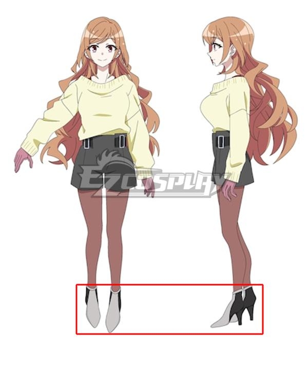 Dark Gathering Eiko Houzuki Black Cosplay Shoes