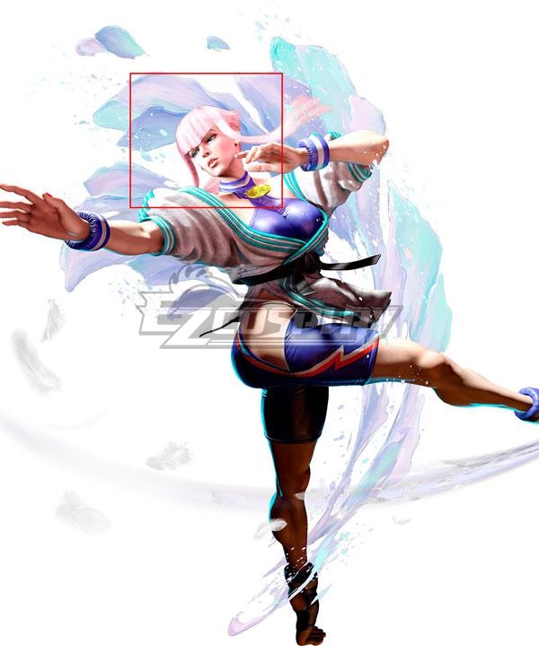 Street Fighter VI Manon Pink Cosplay Wig