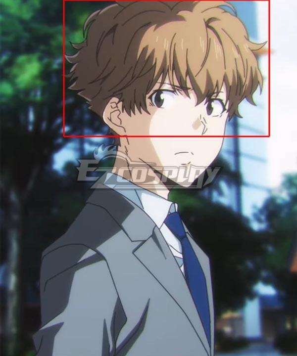 Ron Kamonohashi: Deranged Detective Totomaru Isshiki Brown Cosplay Wig