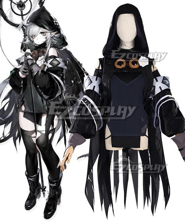 Arknights Tomimi Black Cosplay Costume