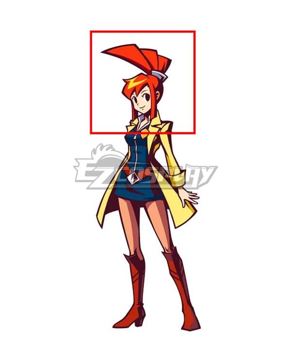 Ghost Trick: Phantom Detective Lynne Red Cosplay Wig