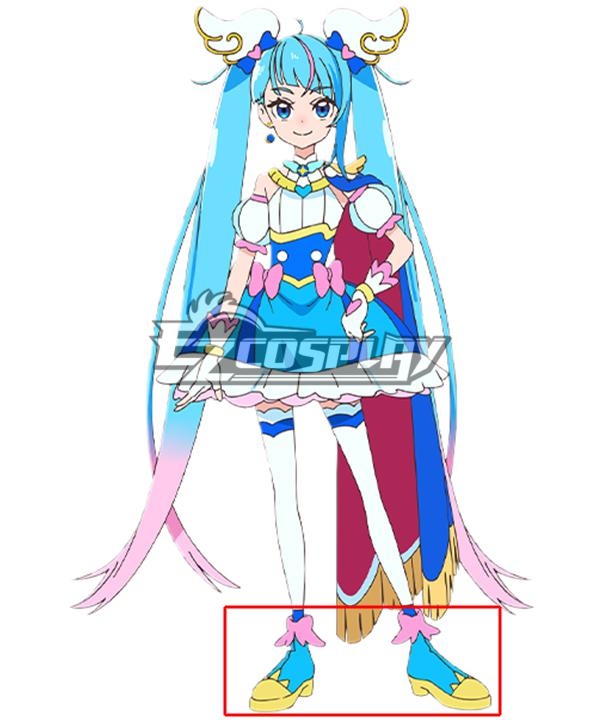 Hirogaru Sky! Pretty Cure Sora Harewataru B Edtion Blue Cosplay Shoes