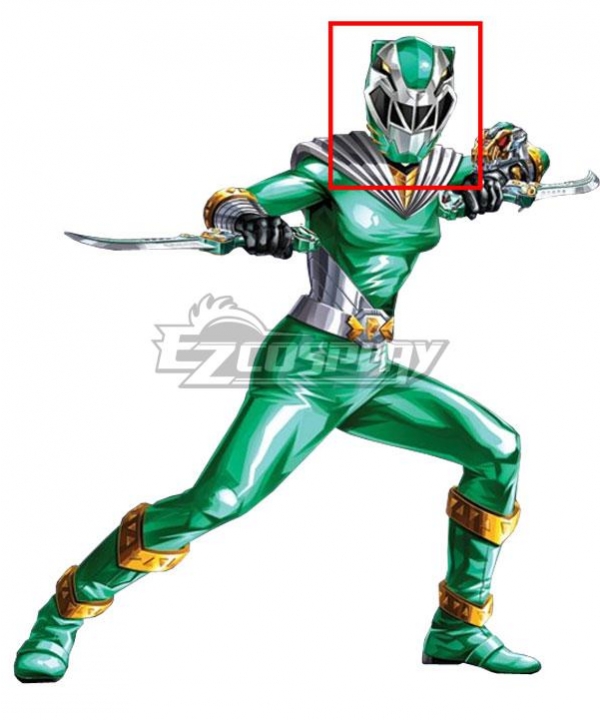 Power Rangers Cosmic Fury Cosmic Fury Green Ranger Helmet 3D Printed ...