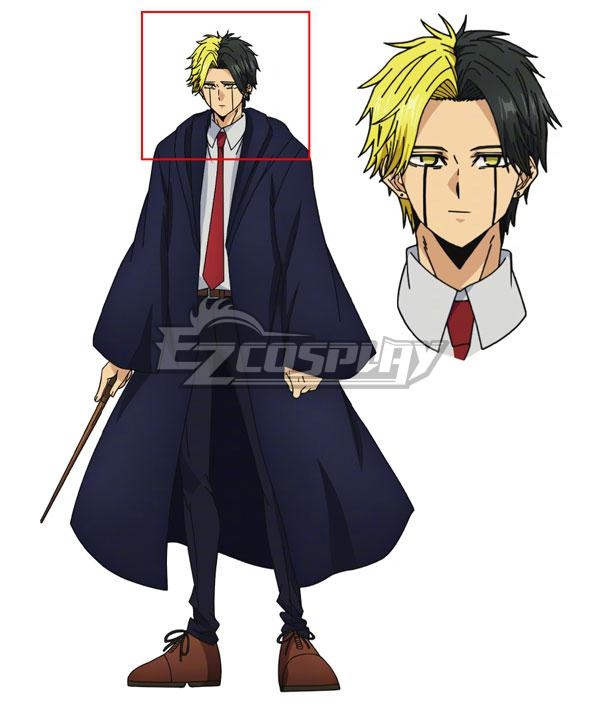 Mashle: Magic and Muscles Rayne Ames Black Yellow Cosplay Wig