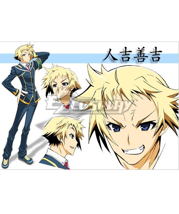 Medaka Box Zenkichi Hitoyoshi Cosplay Wig