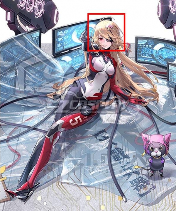 Tower of Fantasy Nemesis Golden Cosplay Wig