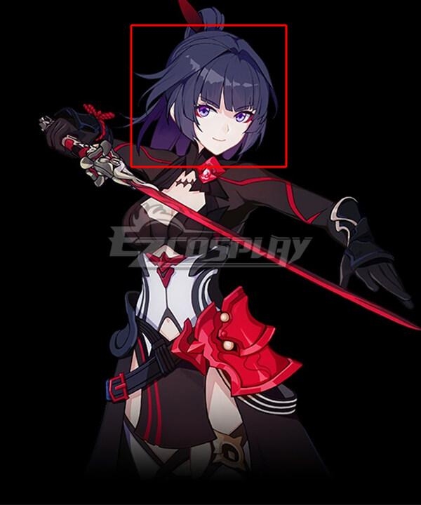 Honkai: Star Rail Yayi Raiden Mei Blue Cosplay Wig