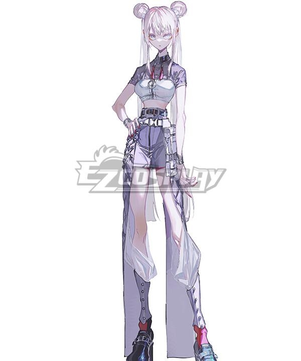 CRYMACHINA Leben Distel White Cosplay Costume