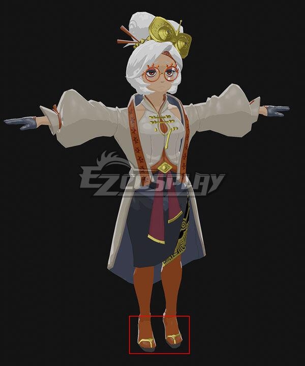 TLOZ: Tears of the Kingdom Purah B Edition Cosplay Shoes