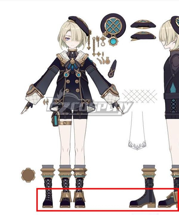 Genshin Impact Freminet Cosplay Shoes