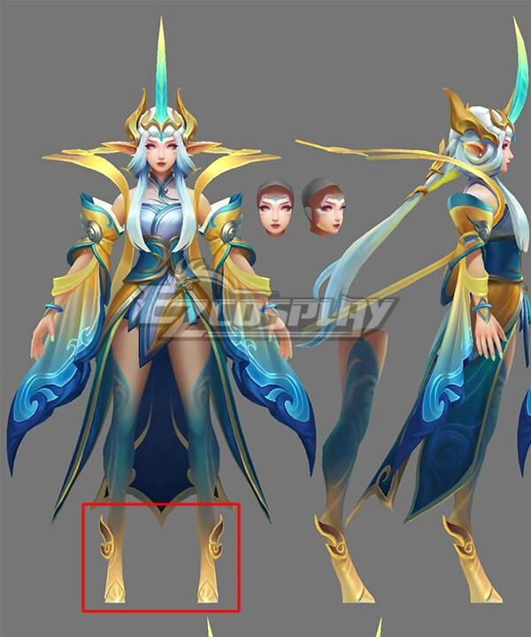 League of Legends LOL Immortal Journey Soraka Cosplay Shoes