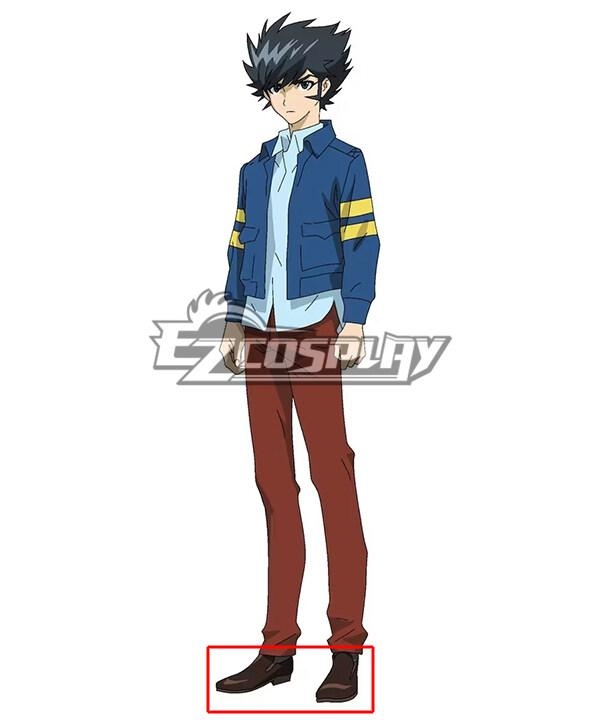 Grendizer U Kouji Kabuto Black Cosplay Shoes