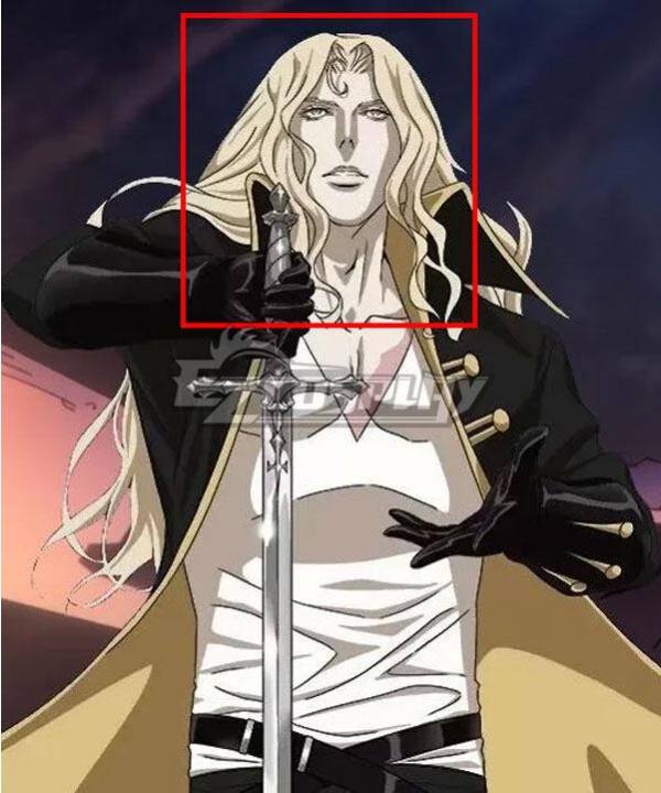 Castlevania: Nocturne Alucard Gold Cosplay Wig