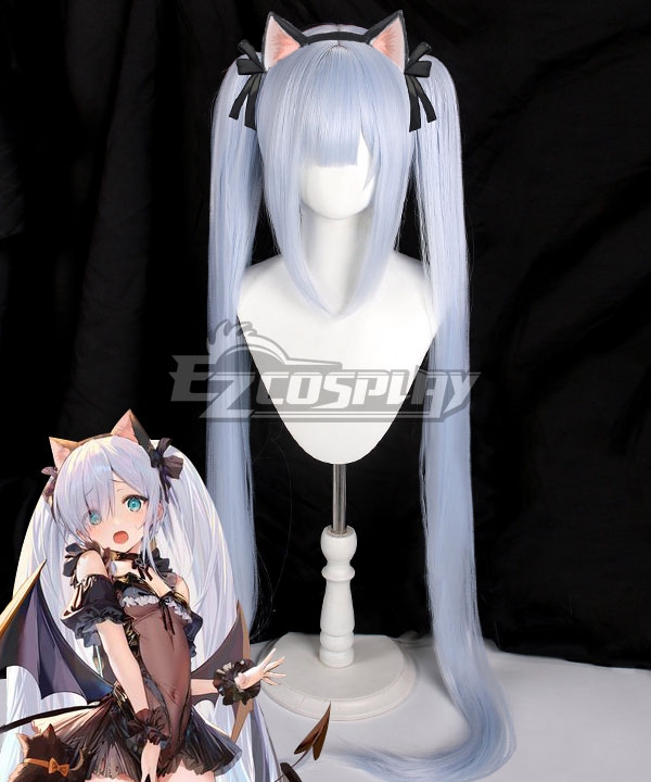 Azur Lane HMS Janus Blue Cosplay Wig