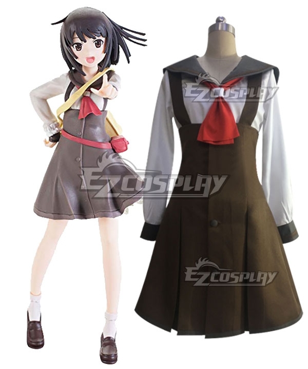 Bakemonogatari Nadeko Sengoku Cosplay Costume