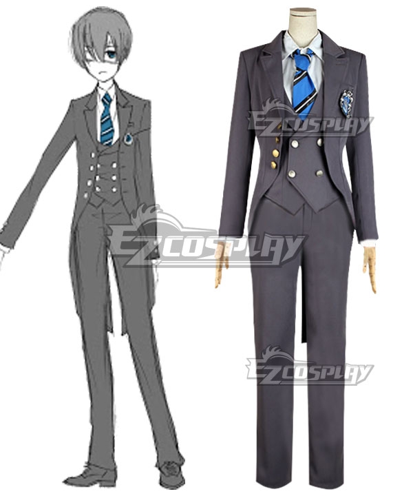 Black Butler Ciel Phantomhive School Uniform Cosplay Costume