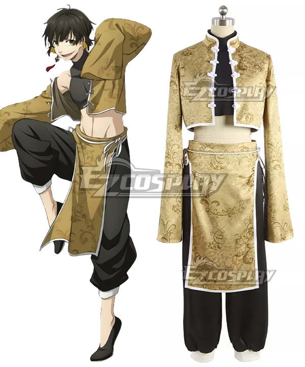 Blue Lock China Kung Fu Meguru Bachira Cosplay Costume