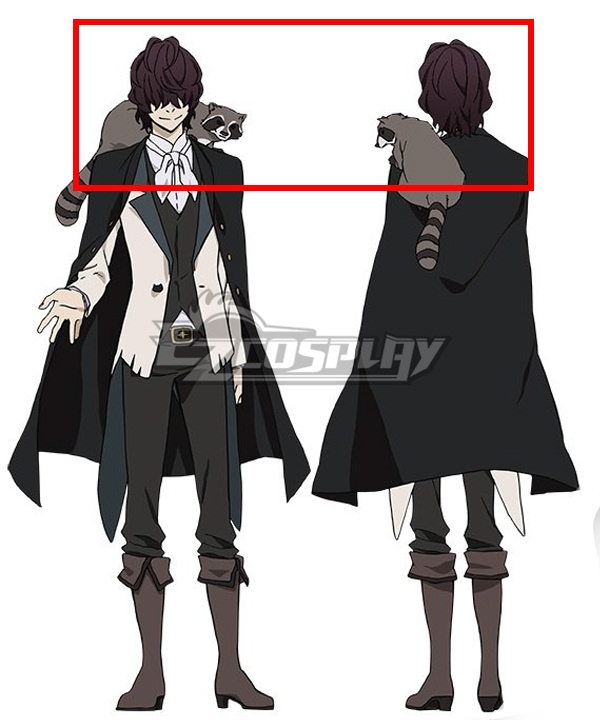 Bungou Stray Dogs Edgar Allan Poe Brown Cosplay Wig