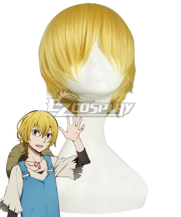 Bungou Stray Dogs Kenji Miyazawa Golden Cosplay Wig