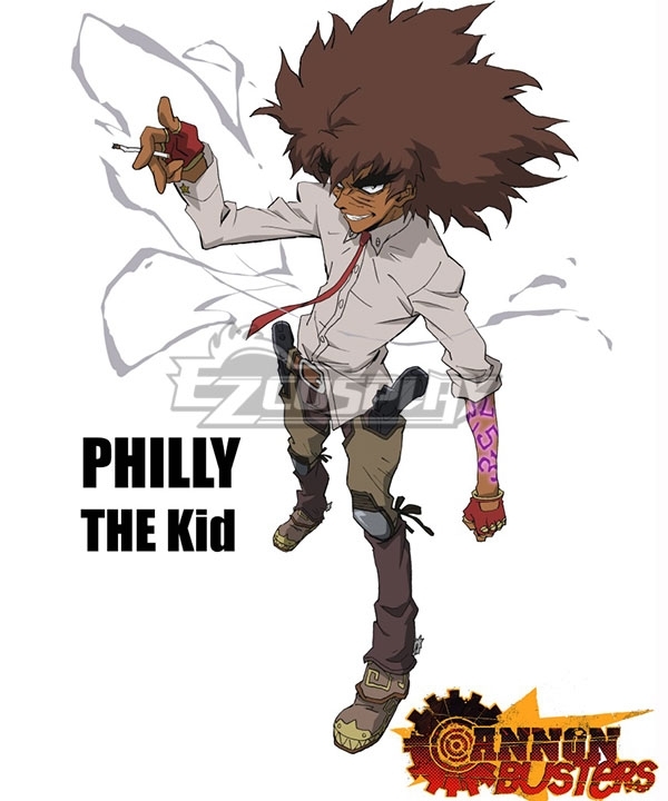 Cannon Busters Philly the Kid Cosplay Costume