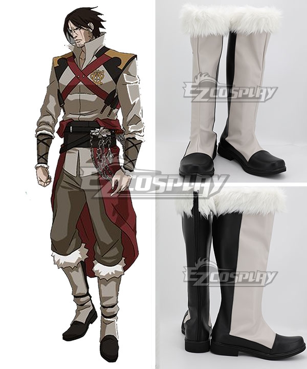 Castlevania Season 2 2018 Anime Trevor Belmont Morningstar Black White ...