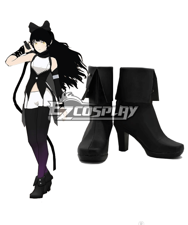 RWBY Team RWBY Blake Belladonna Black Shoes Cosplay Boots