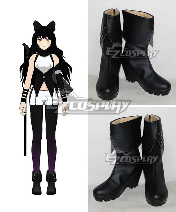 RWBY Team RWBY Blake Belladonna Black Shoes Cosplay Boots