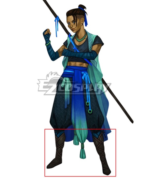 Critical Role Beauregard Brown Shoes Cosplay Boots