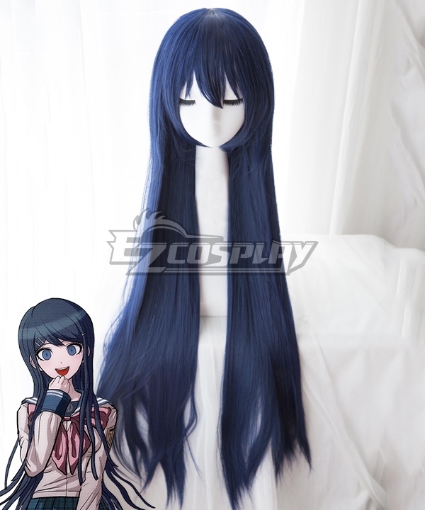 Dangan Ronpa Sayaka Maizono Blue Cosplay Wig