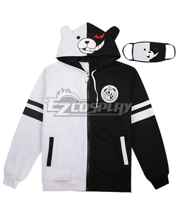 Danganronpa Monokuma Coat Hoodie Cosplay Costume