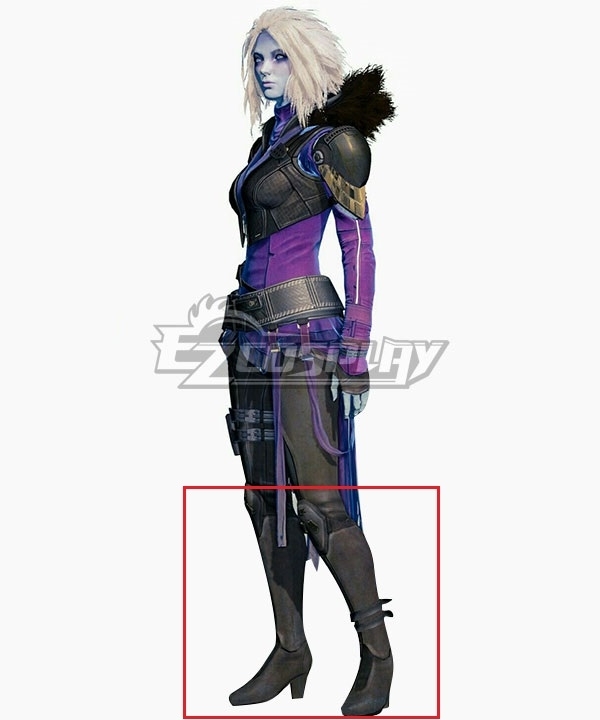 Destiny Queen of the Awoken Mara Sov Black Shoes Cosplay Boots