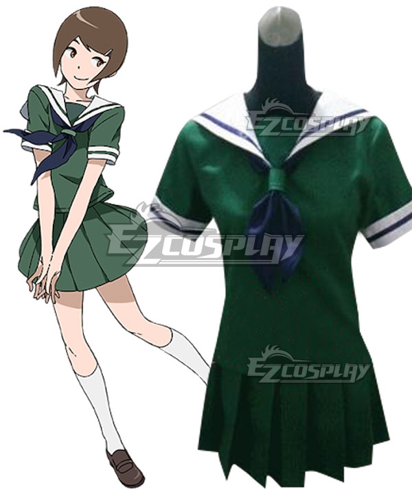 Digimon Adventure tri Kamiya Yagami Hikari Green Cosplay Costume