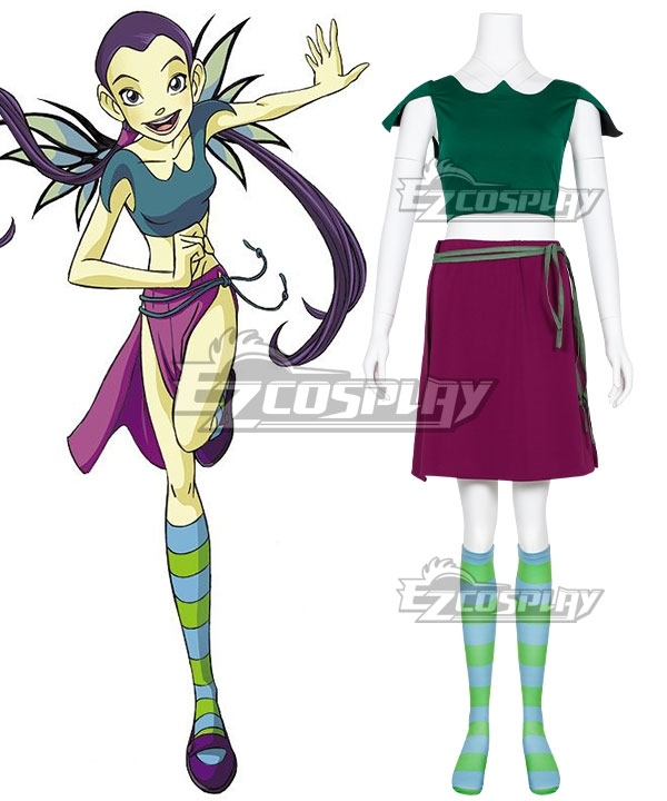 Disney W.I.T.C.H. Witch Hay Lin Cosplay Costume