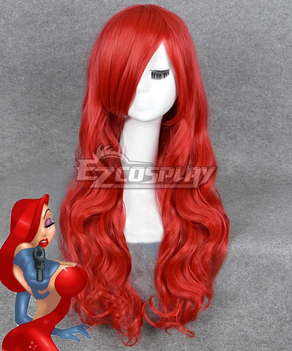 Disney Who Framed Roger Rabbit Jessica Rabbit Red Cosplay Wig