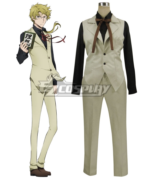 Bungou Stray Dogs Doppo Kunikida Cosplay Costume