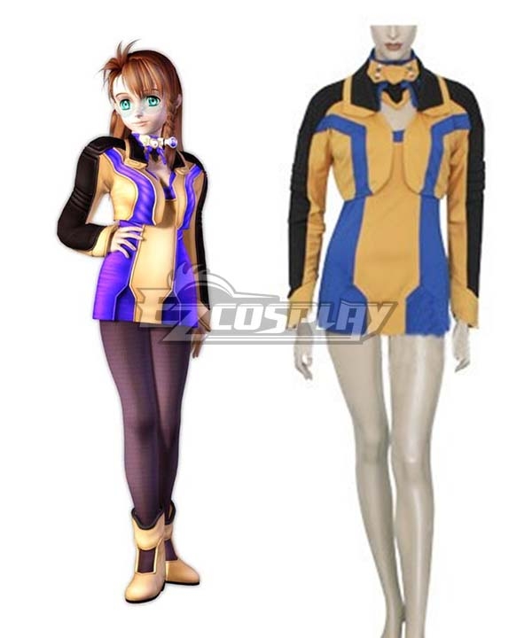 XenoSaga I Shion Uzuki Vector Uniform Cosplay Costume
