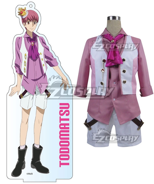 Mr. Osomatsu San Todomatsu Matsuno Pink Cosplay Costume