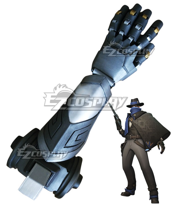 Overwatch OW Jesse McCree Mystery Man Gauntlet Cosplay Weapon Prop