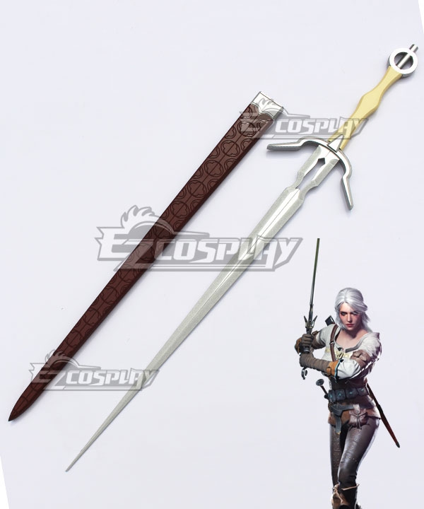 The Witcher 3 Wild Hunt Cirilla Sword Cosplay Weapon Prop